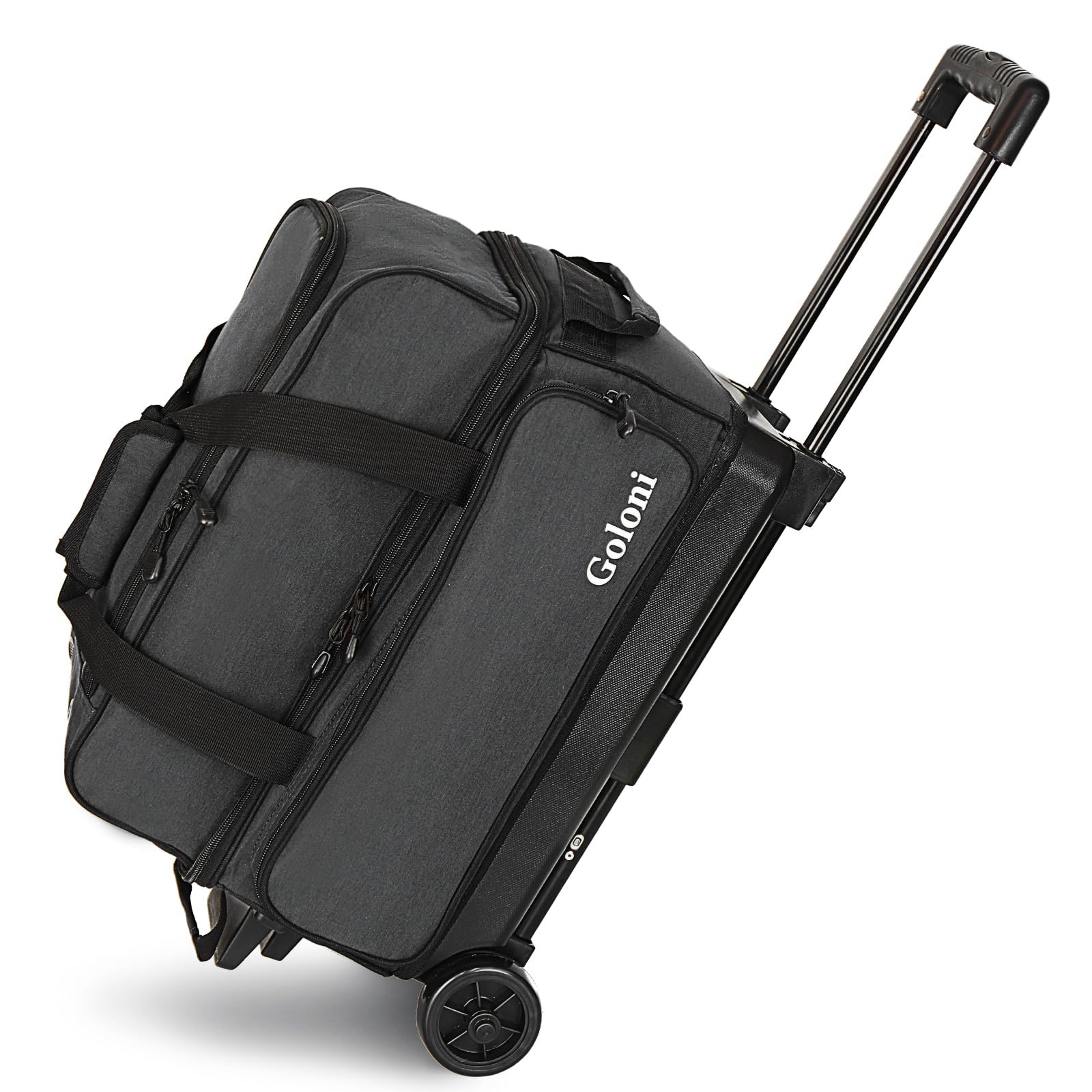 Snapklik.com : Goloni Double Roller 2 Two Bowling Ball Bag