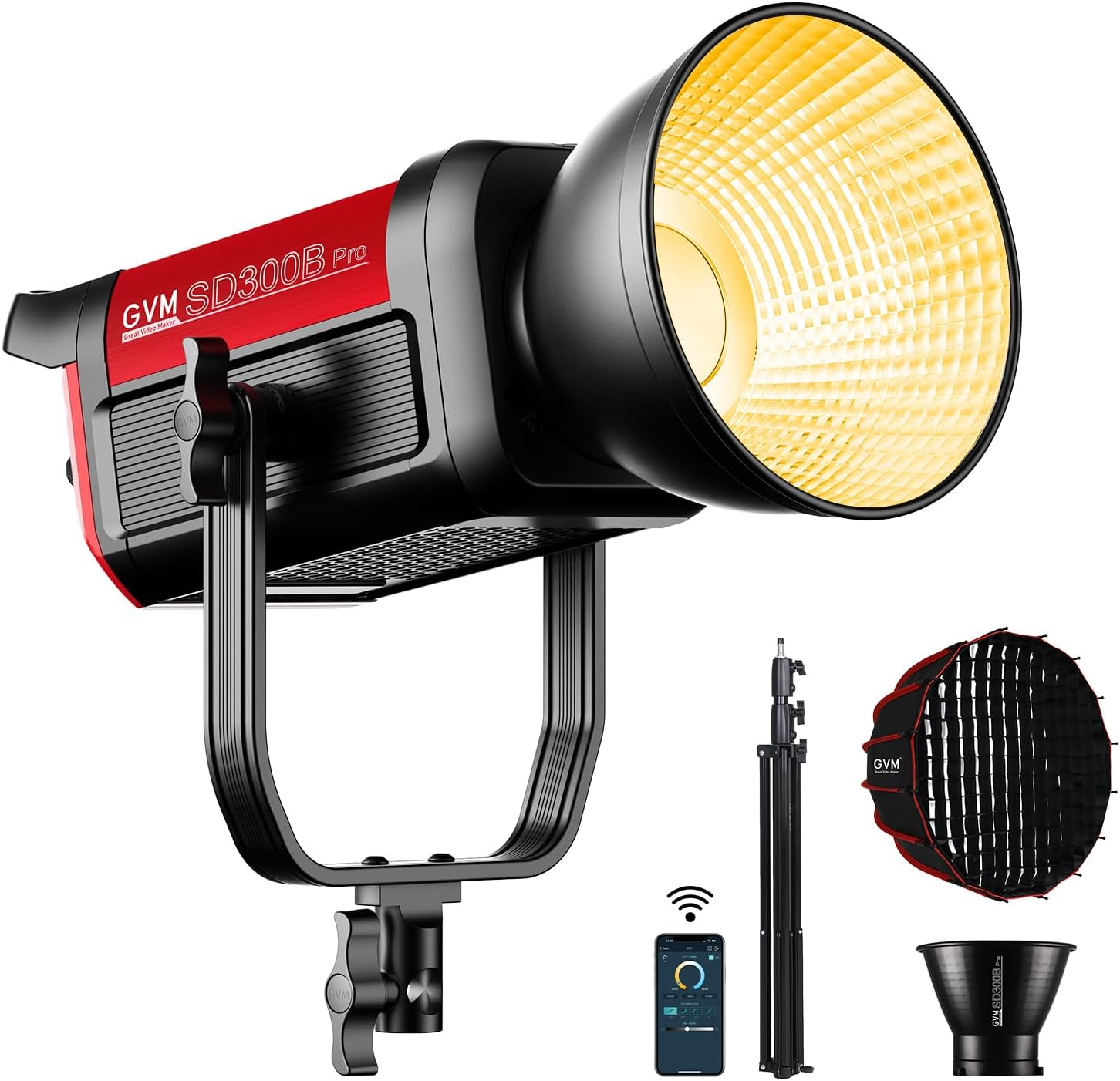 Amazon.com : GVM Pro SD650B 650W Led Video Light, Studio Light with ...