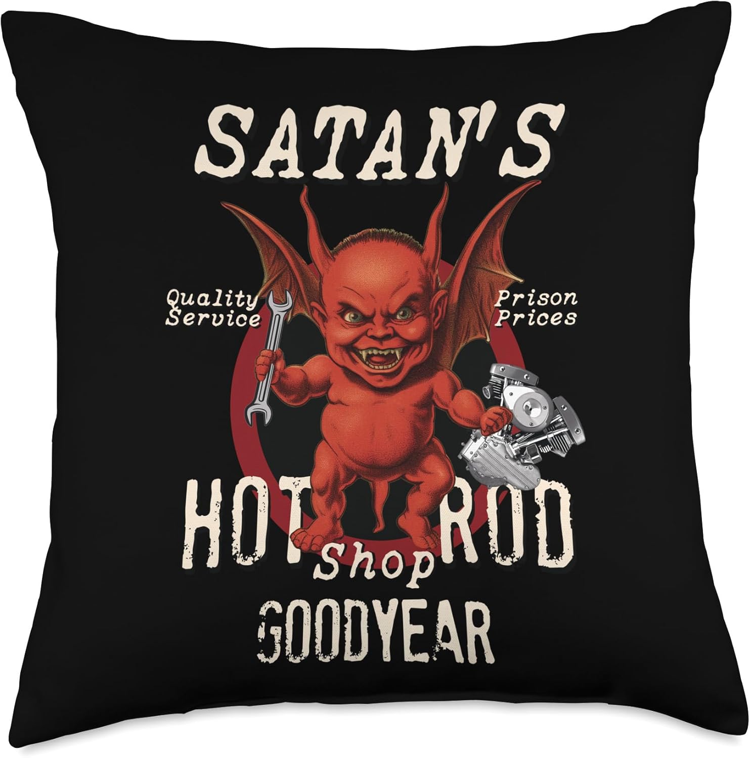 Amazon.com: Satan's Hot Rod Shop of GOODYEAR Satan's Retro Hot Rod Shop ...