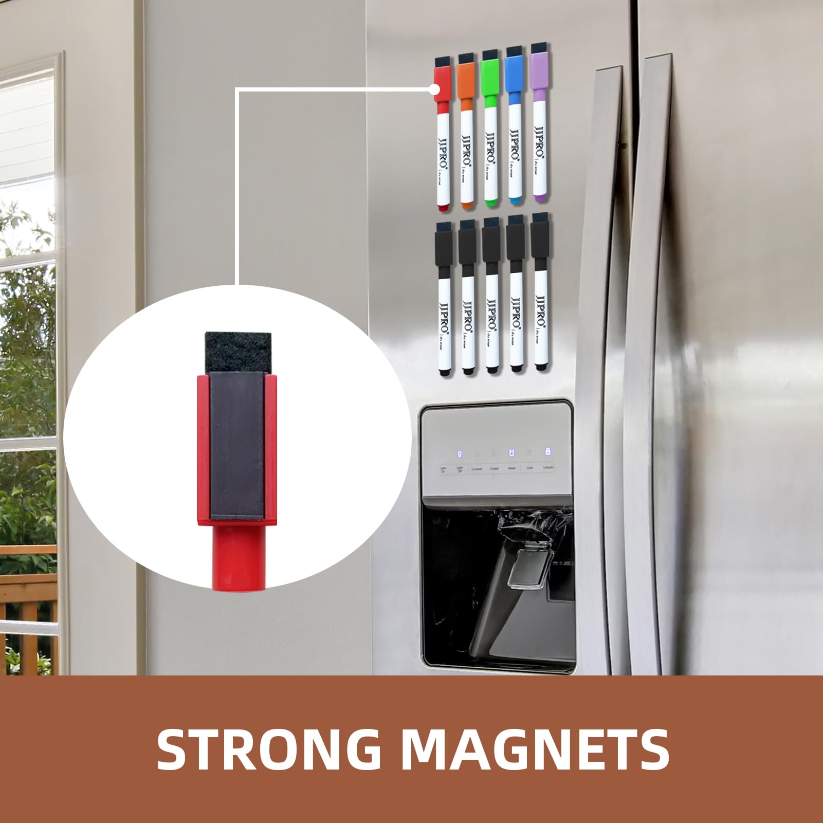 Snapklik.com : Ultra Fine Tip Magnetic Dry Erase Markers,Extra Fine ...