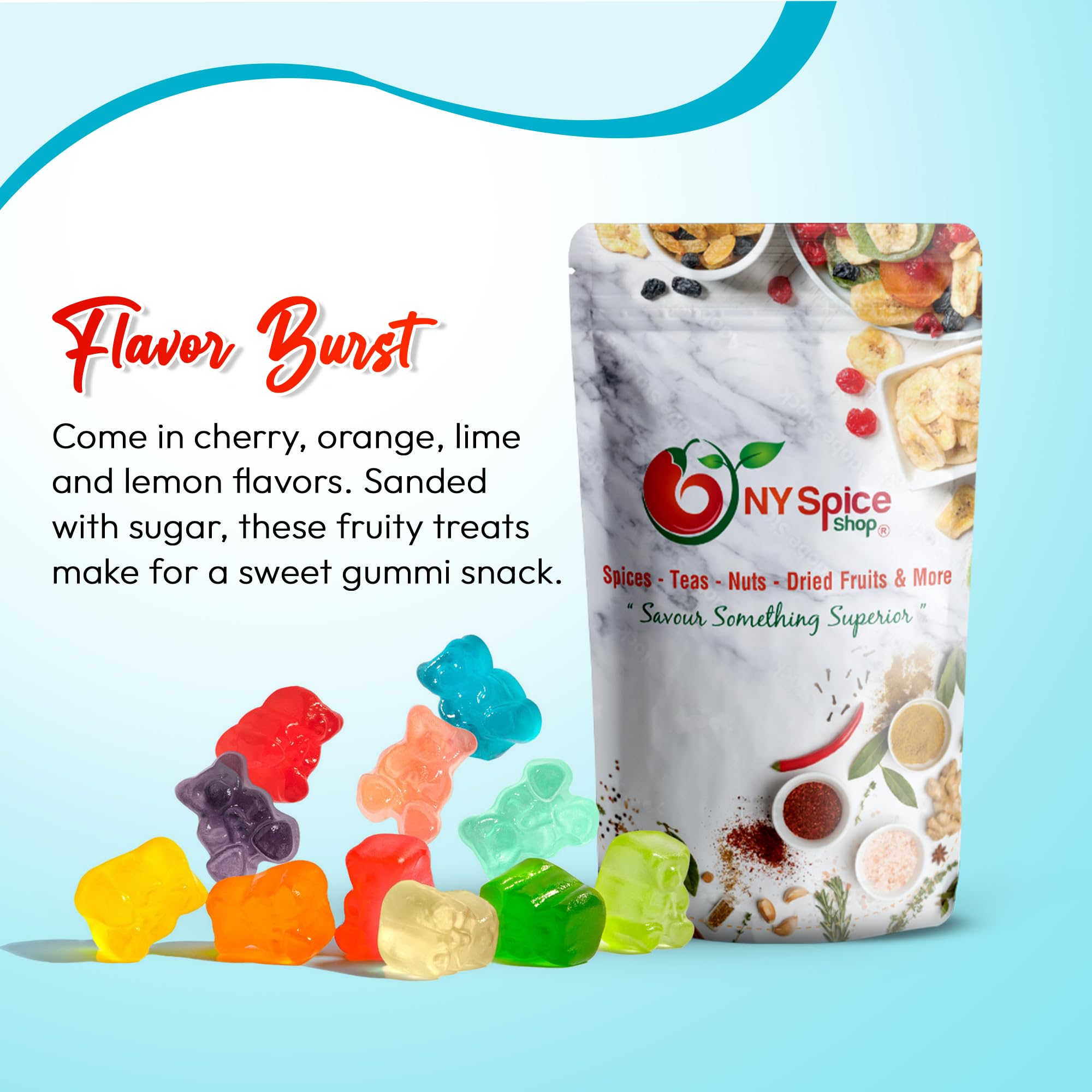 White Chocolate Covered Gummy Worms 1 Lb. Chocolate Covered Gummy