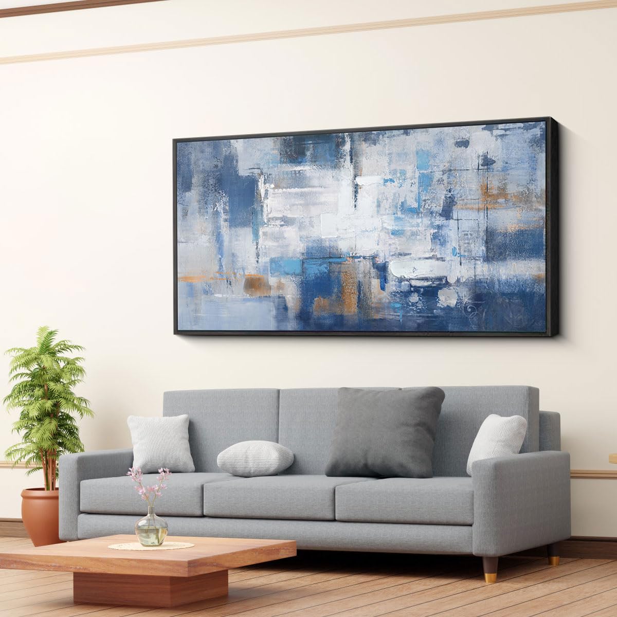 KLAKLA Large Wall Art - Framed Artwork Ready to Hang Wall Art - Prints ...