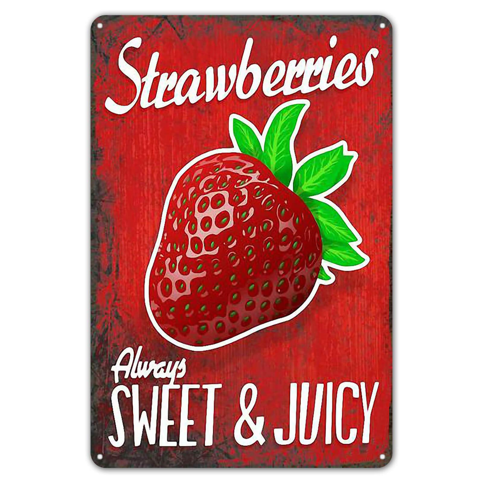 Amazon.com: ZYPENG Vintage Retro Sign Strawberry Berries Funny Fruits ...