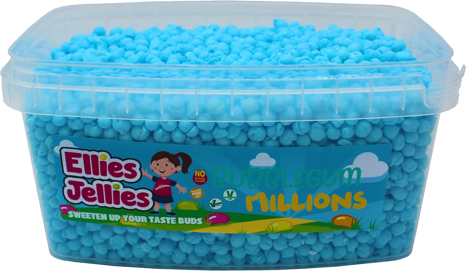 Ellies Jellies Bubblegum Millions BlueMillions - 981g Rectangle Tub ...