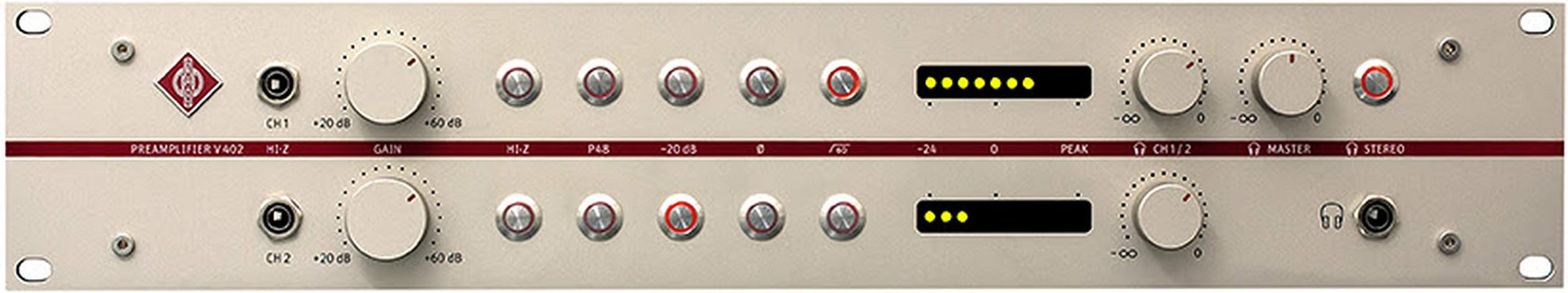 Amazon.com: Neumann V 402 2 channel Microphone preamp : Musical Instruments