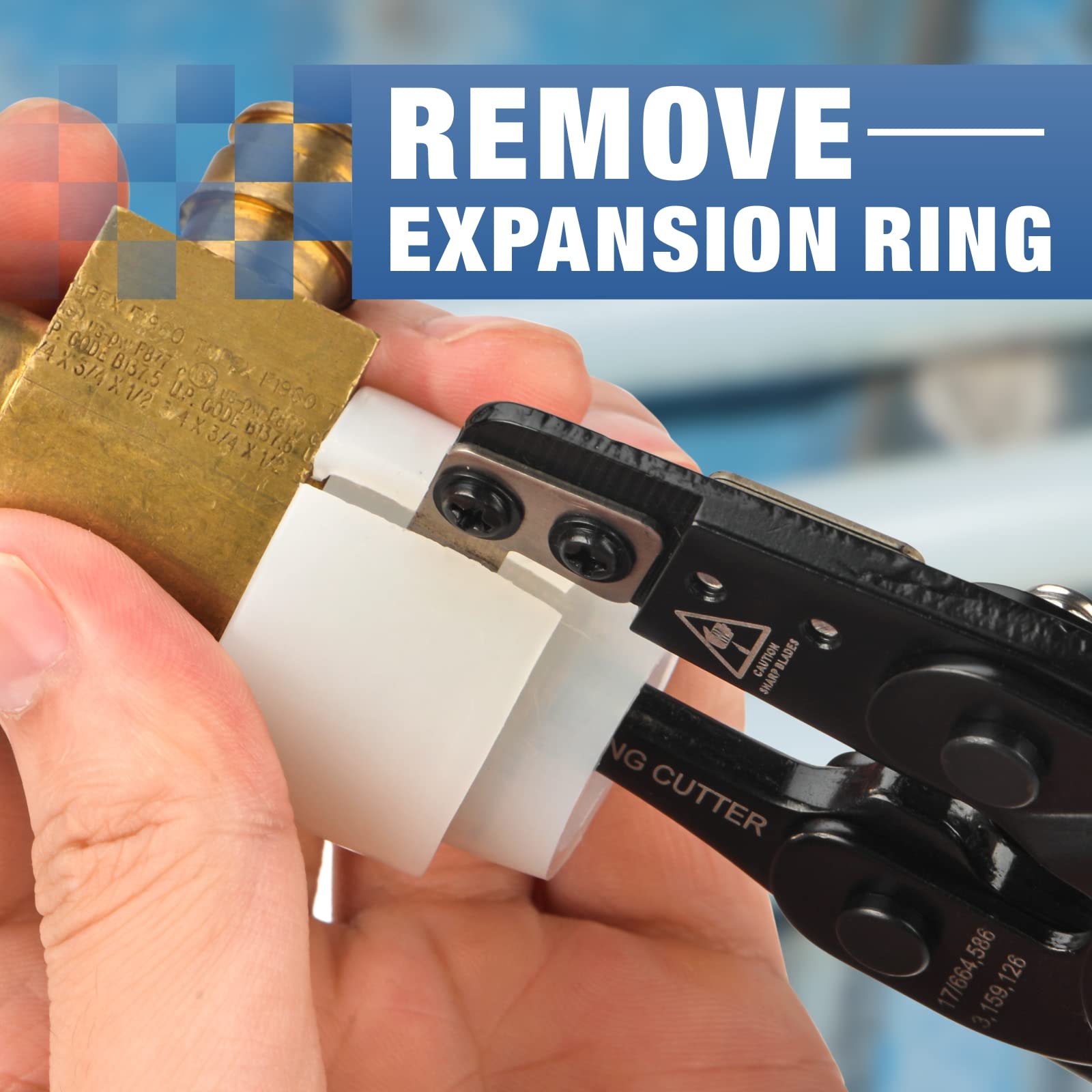Snapklik.com : iCrimp PEX Expansion Rings Removal Tool For 1/2