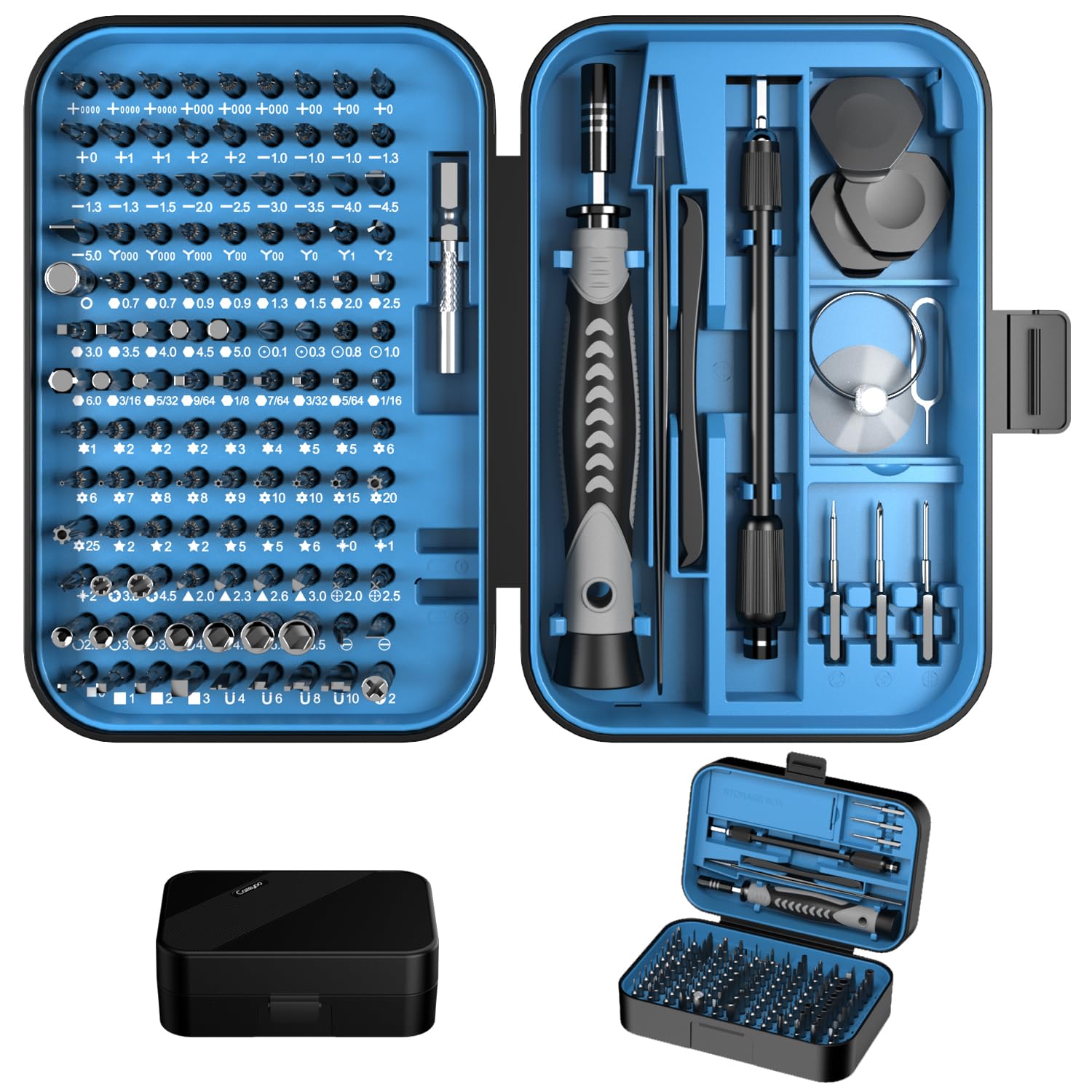 Amazon.com: 150 IN 1 Precision Screwdriver Set, 120 Bits Full Range ...