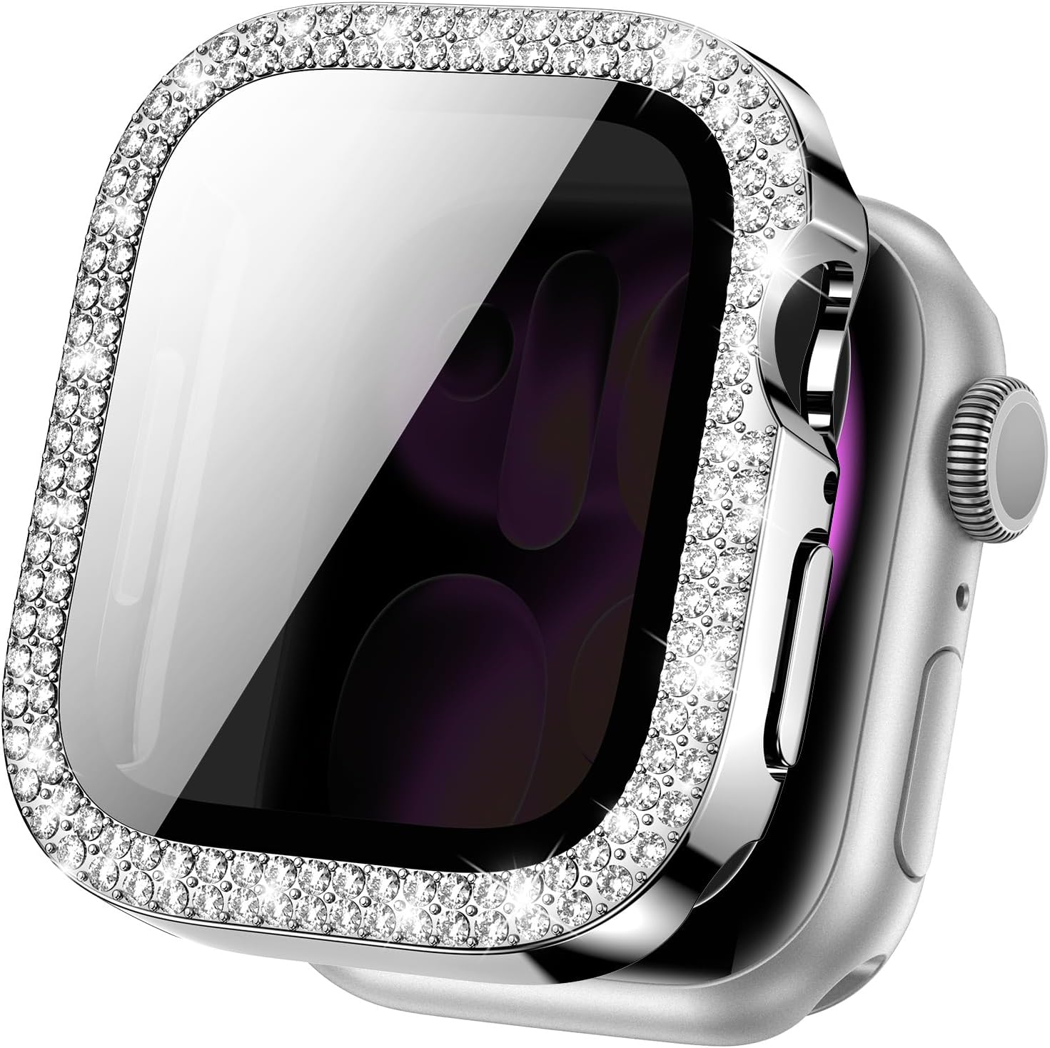 Amazon.com: Goton Series 11 42mm Bling Case Compatible for Apple Watch ...