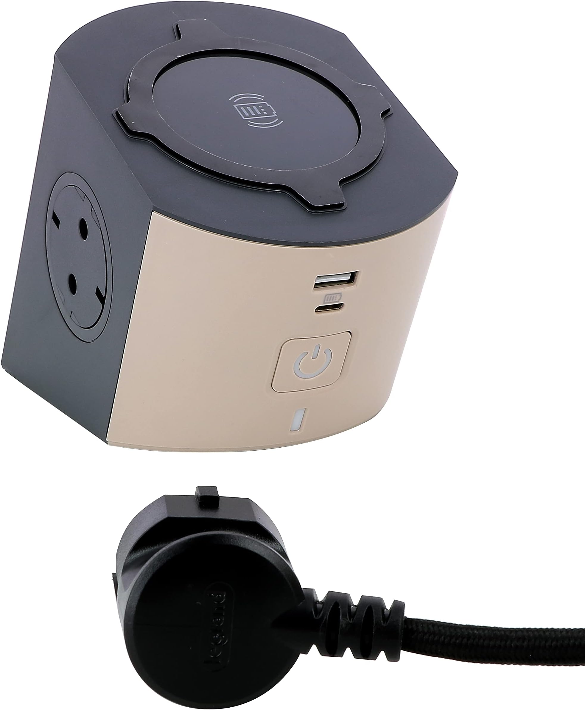 HOMEPROTEK Multiprise Cube - Chargeur Sans fil, Rallonge Multiprise USB ...