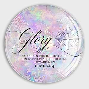 Amazon.com: Christian Refrigerator Magnets, Glory to God in The Higheat ...