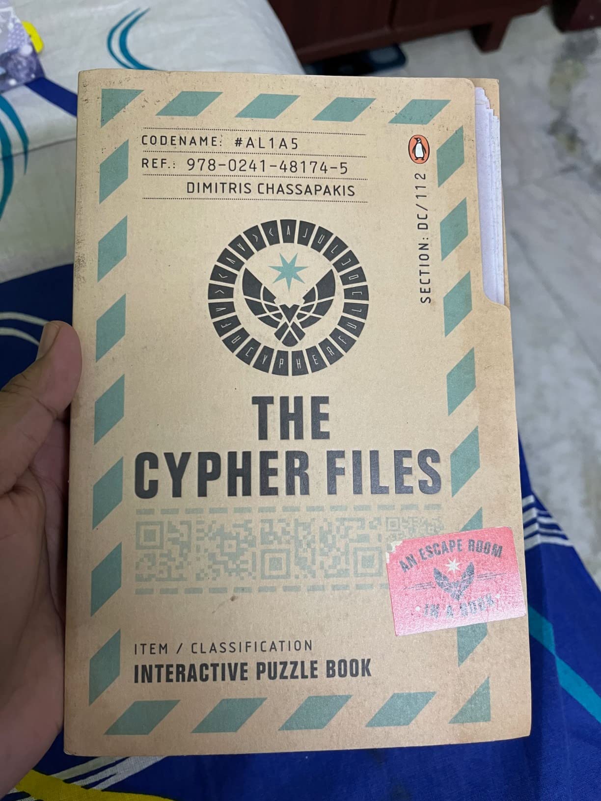 The Cypher Files: An Escape Room… in a Book! : Chassapakis, Dimitris ...
