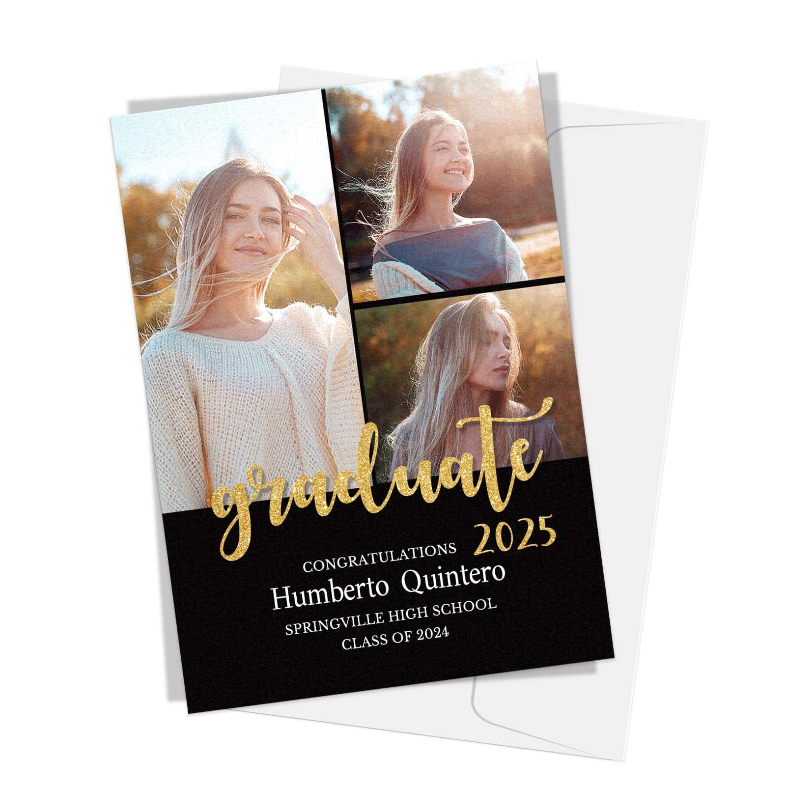 High School Graduation Announcement Postcards