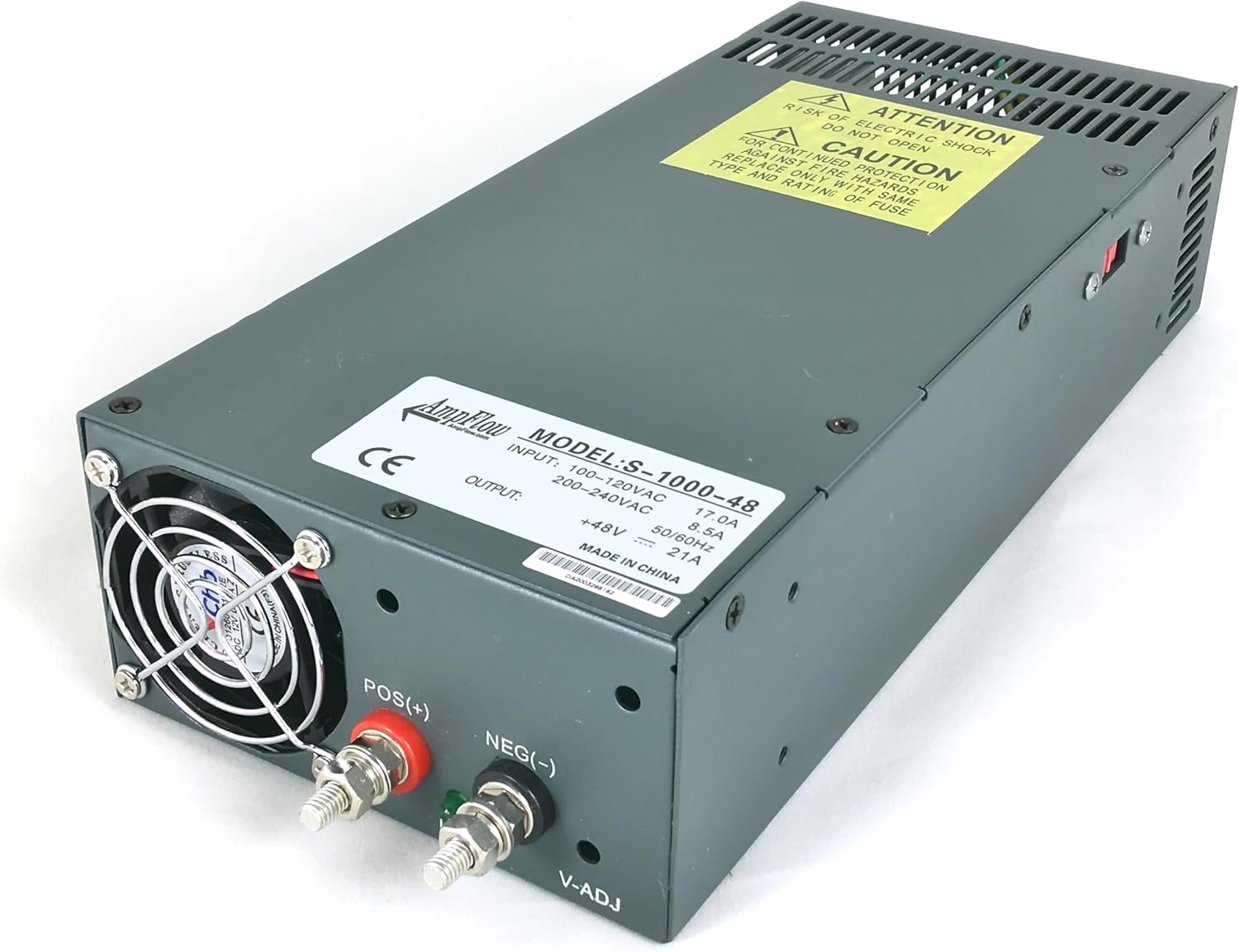 Amazon.com: AmpFlow S-1000-12 1000W, 80A, 12V DC Power Supply : Electronics