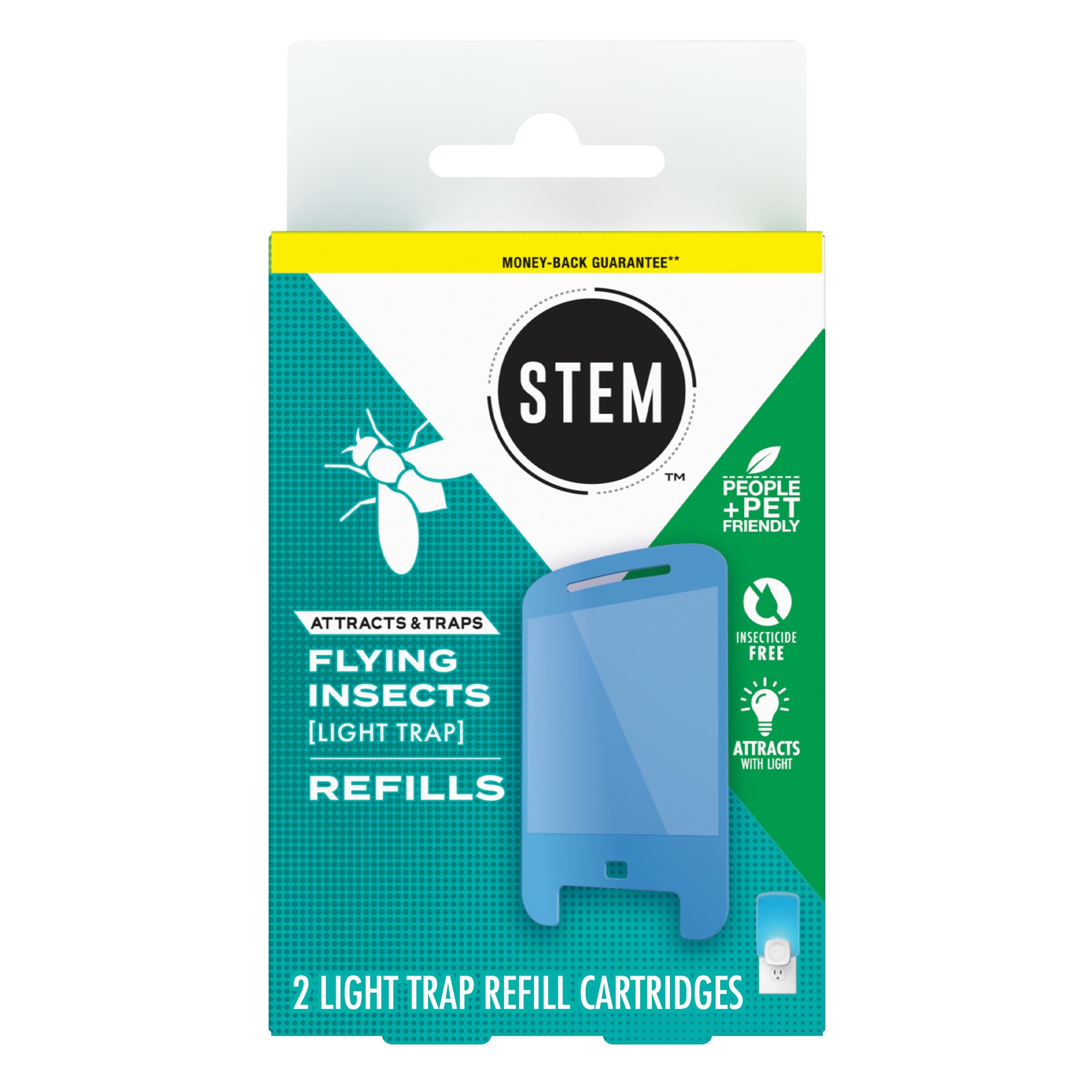 Amazon.com: STEM Light Trap Refill Cartridges, Indoor Fruit Fly Trap ...