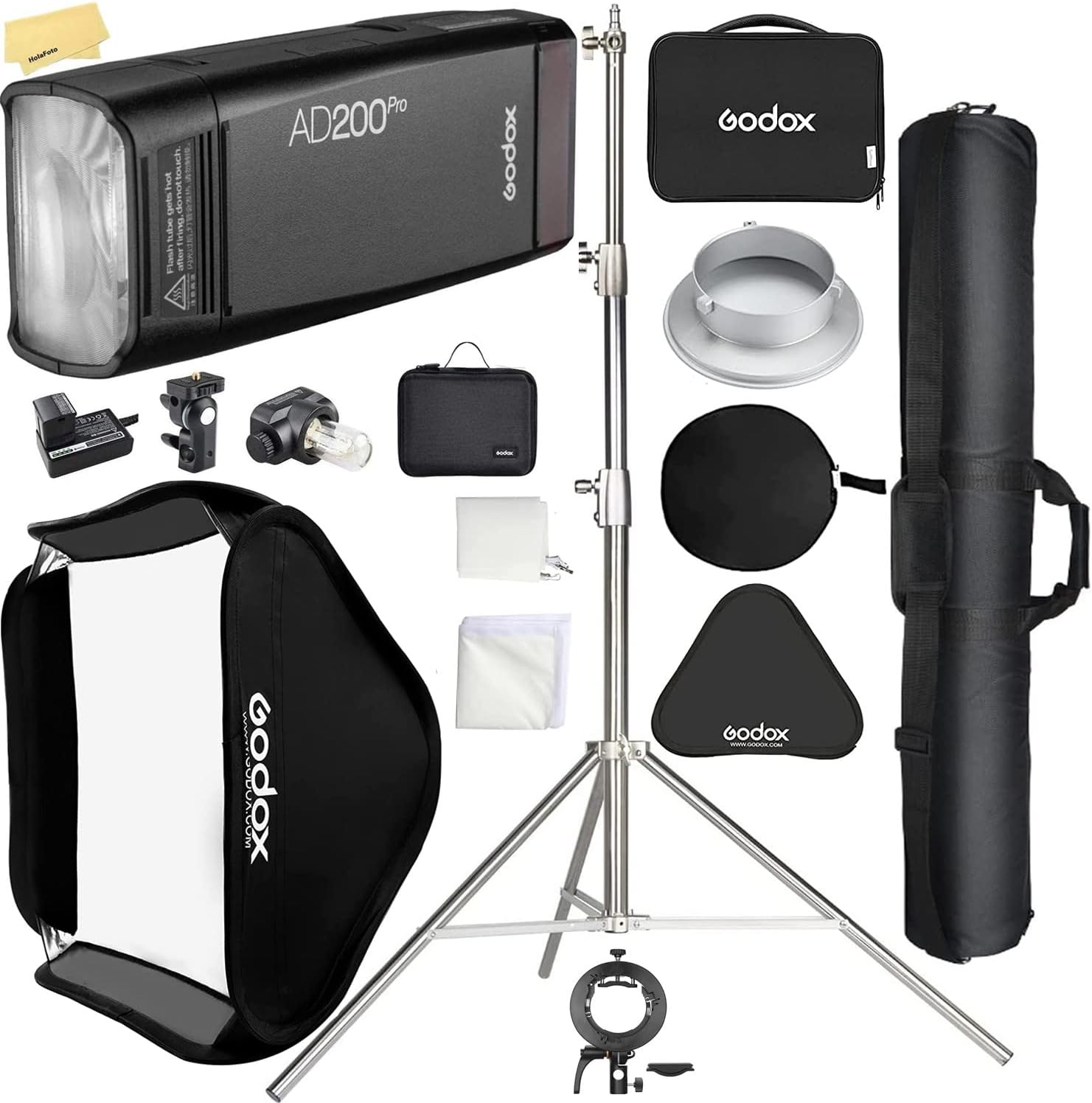 GODOX AD200 Pro Godox AD200Pro Flash estroboscópico, batería de 2900 ...