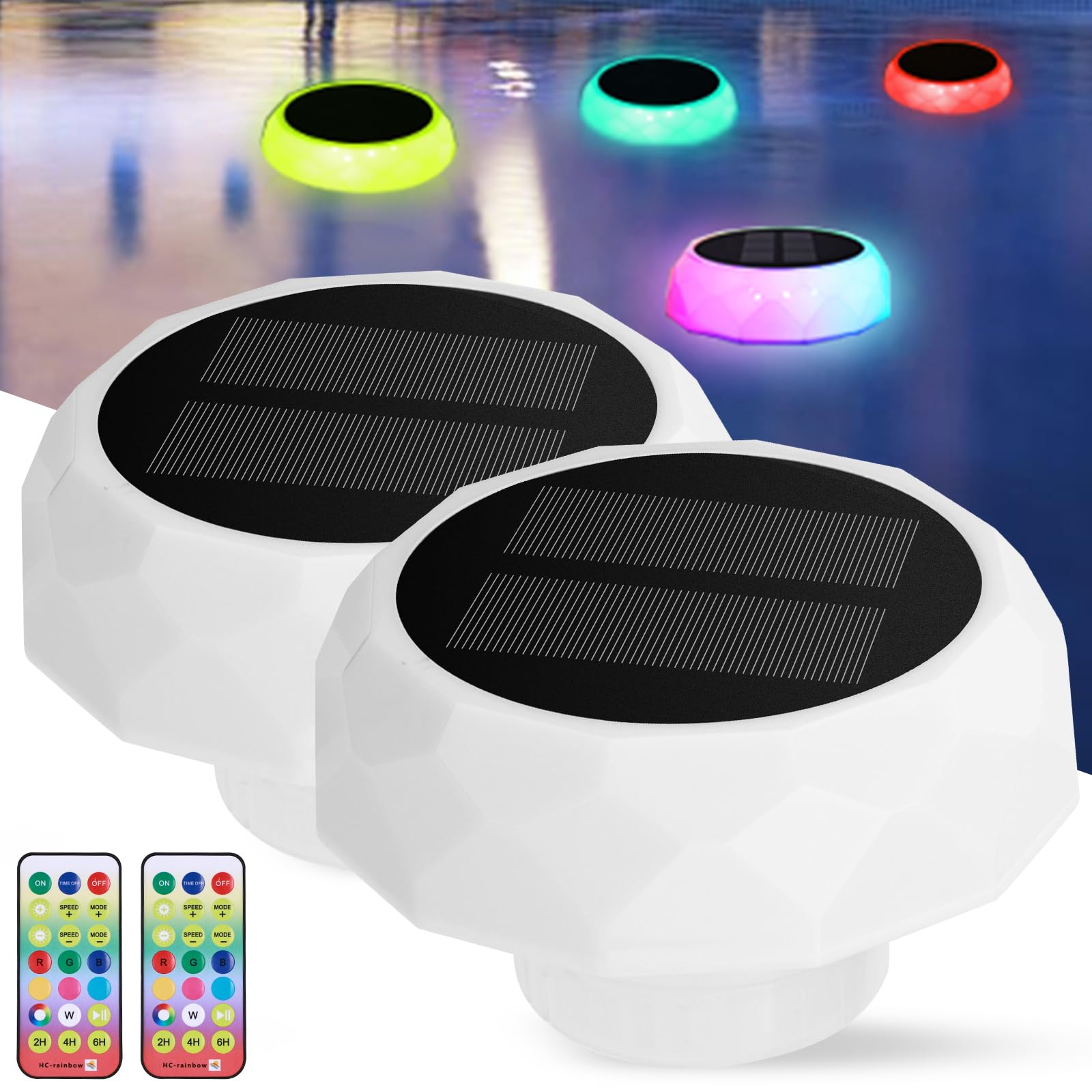 Amazon.com : Pool Floater Dispenser 2 Pack - Solar Pool Floater with ...