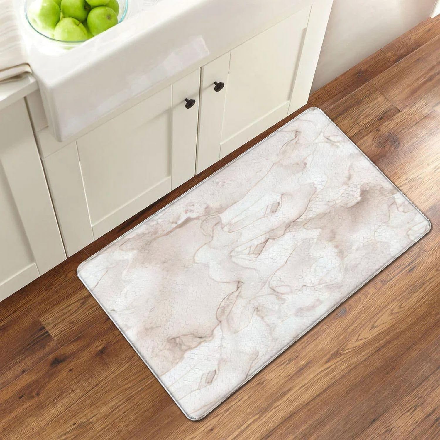 Amazon.com: ZTQPKZHUBM Anti-Fatigue Kitchen Mat Tonal Marble Beige Wall ...