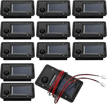Copkim 12 Pcs Solar Lantern Light Replacement Tops Parts for Outdoor ...