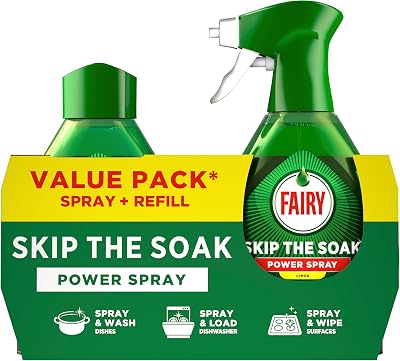 Fairy Skip the Soak Dish Spray Kit, Lemon, 1.3L Australia | Ubuy