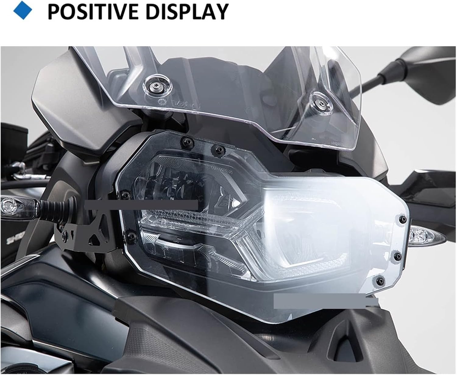 ROBAUN PVC Motorcycle Headlight Guard Windshield Cover Fit for BMW ...