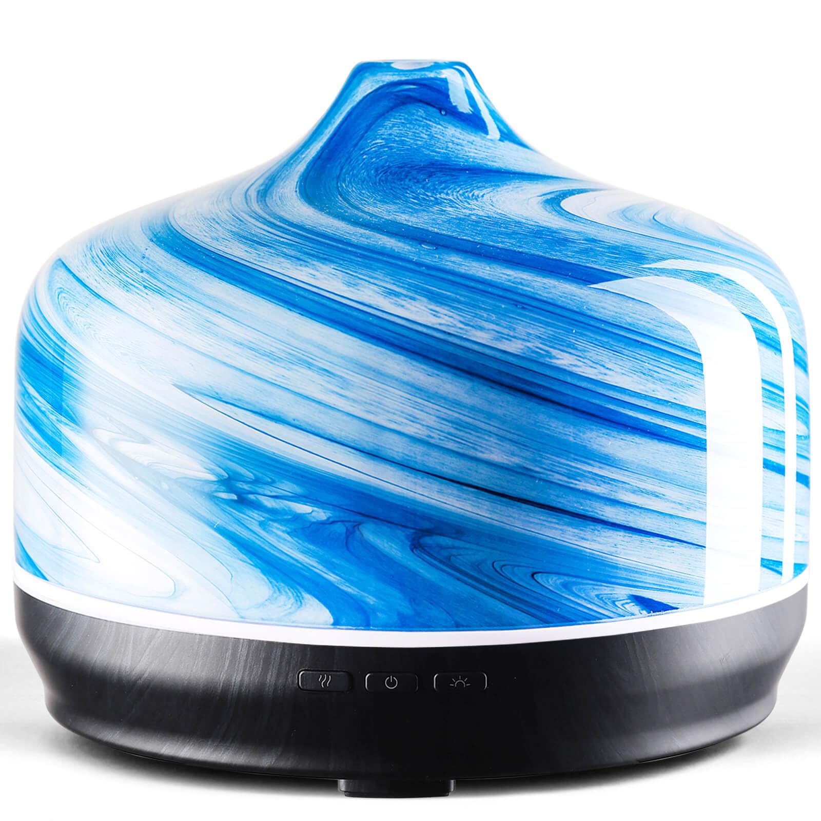 Porseme 500ml Glass Essential Oil Diffuser Aromatherapy Ultrasonic Cool ...