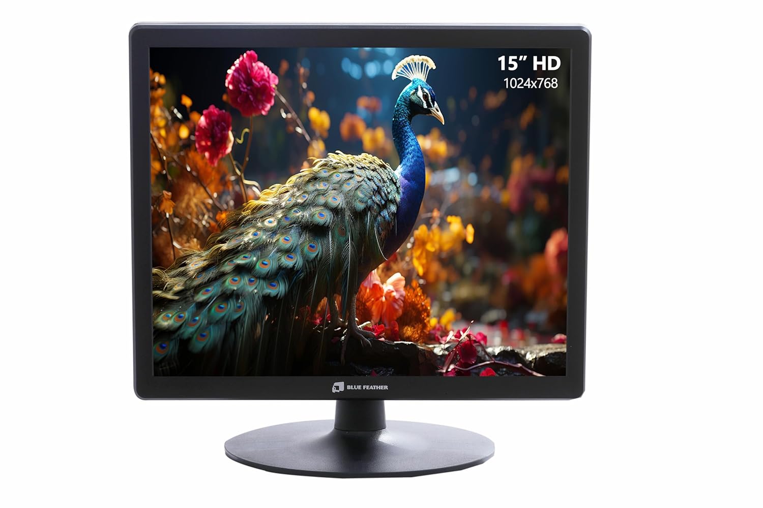 Blue Feather BW15HD 15 inch LED HD Monitor, (1024x768) Auto-Resolution ...