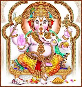 APM Ganpati Wall Sticker/Ganpati Bappa Fully Waterproof Vinyl Sticker ...