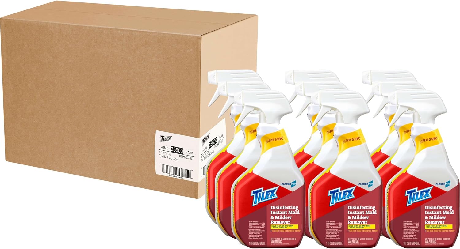 Amazon.com: CloroxPro Tilex Disinfecting Mold and Mildew Remover Spray ...