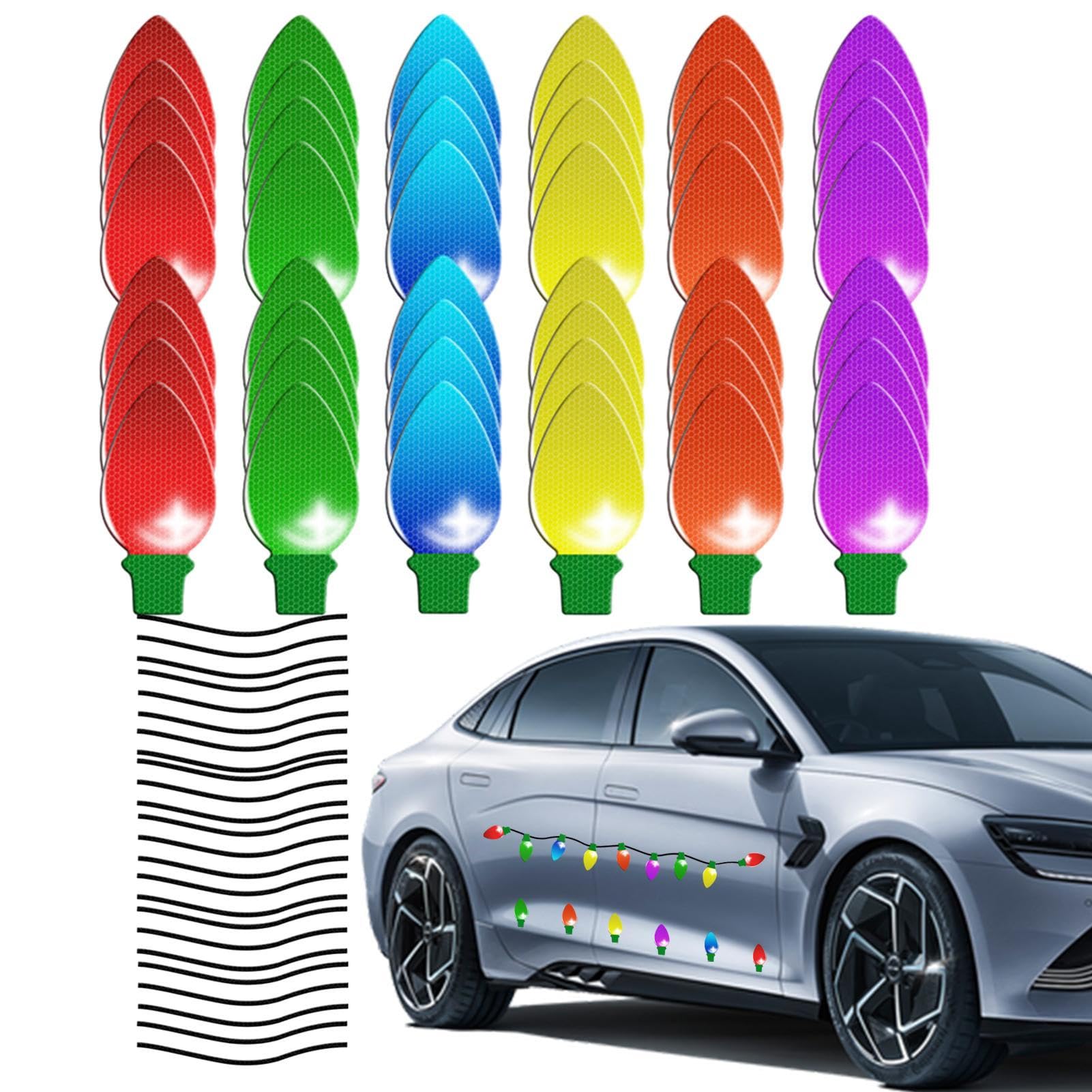 Magnetic Christmas Lights For Car