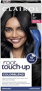 Clairol 10-Minute Root Touch-Up Permanent Black Hair Dye