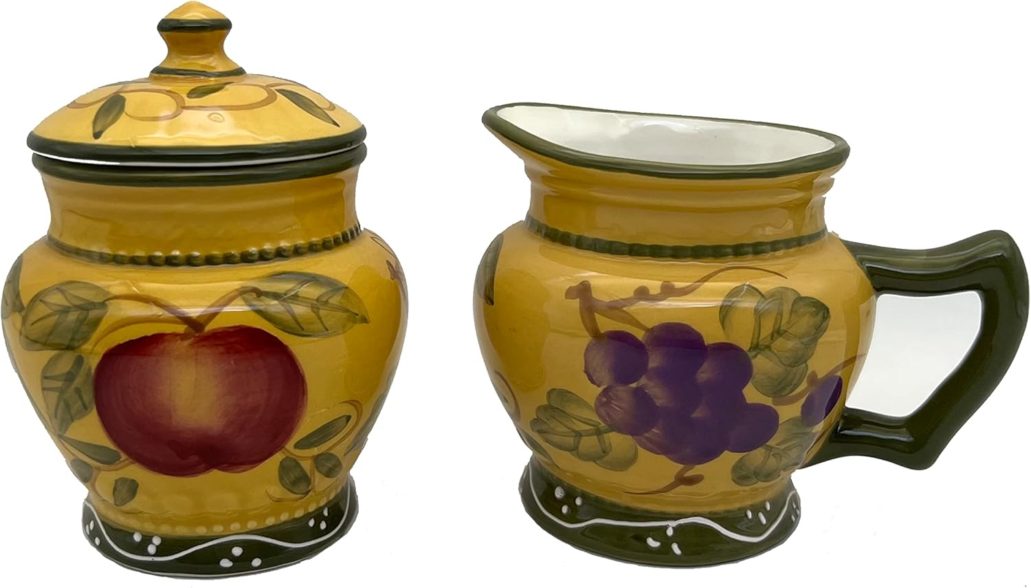 Amazon.com | European Style Sugar and Creamer Set: Cream And Sugar Sets ...