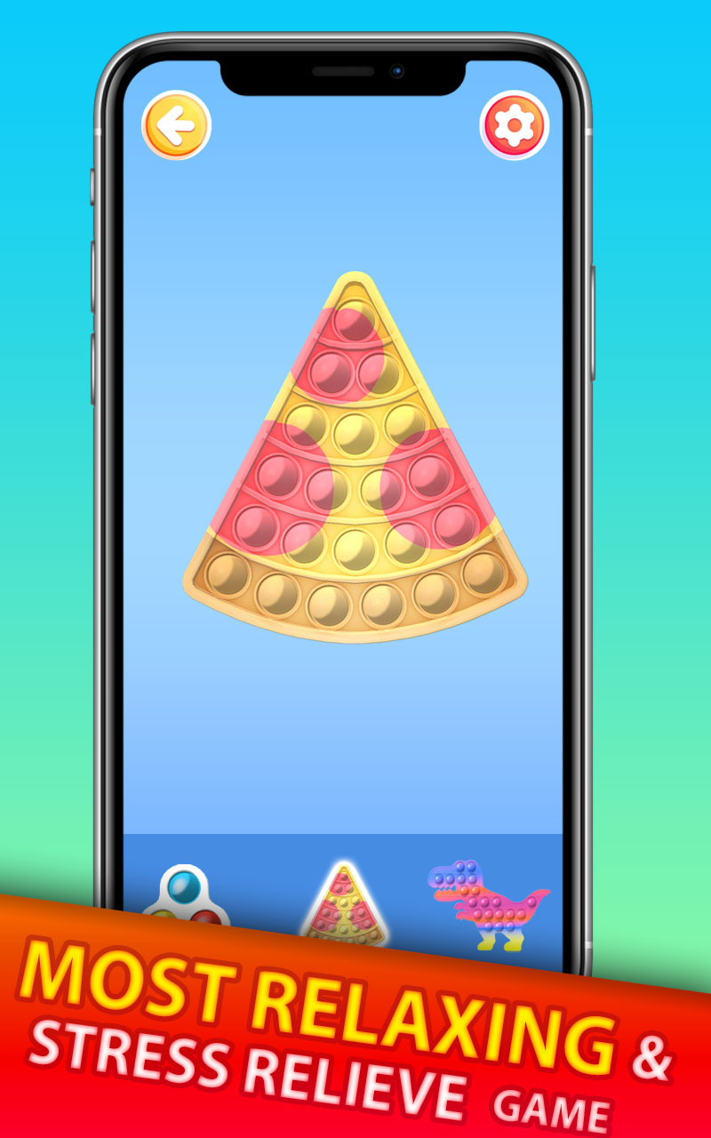 Bubble Pop It Fidget Toys Push 3D - Fidget Pop it Master Antistress ...