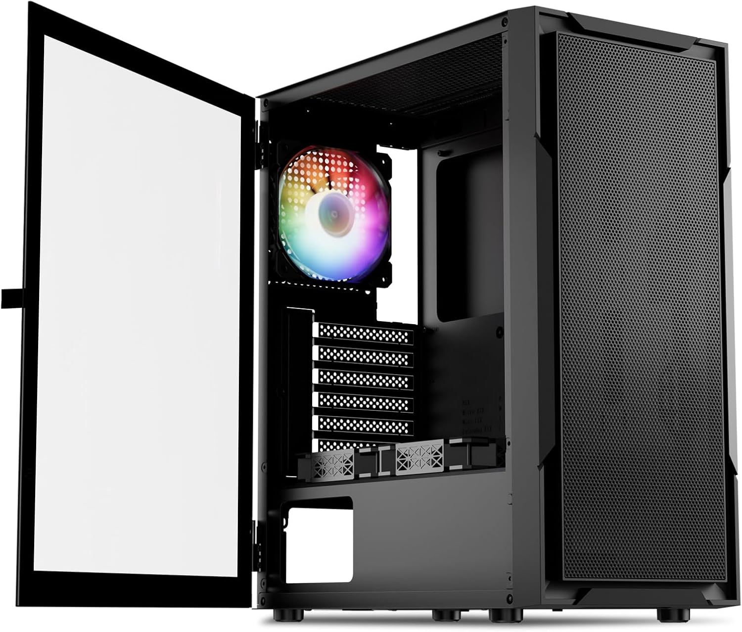 Amazon.com: DARKROCK A8-M Black Micro-ATX Mid Tower Computer PC Case ...