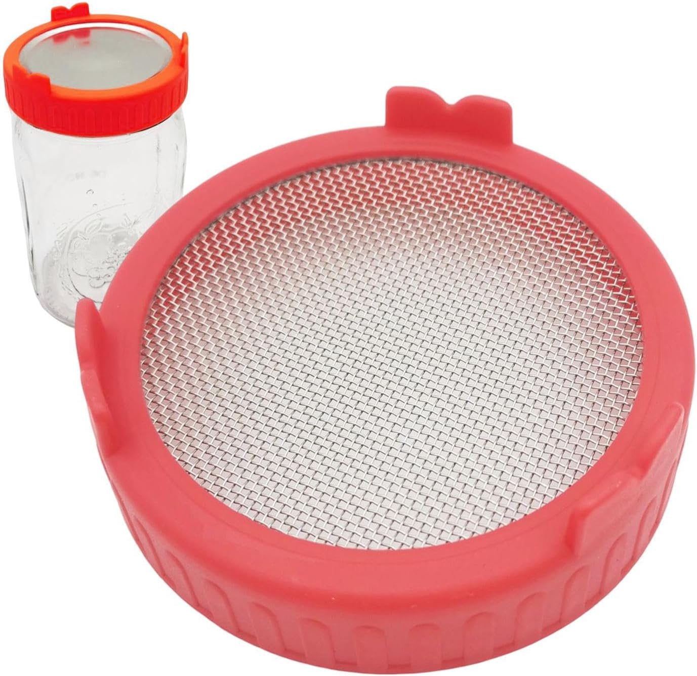 Amazon.com: Sprouting Lids - Mason Jar Strainer Lid, Alfalfa and Mung ...