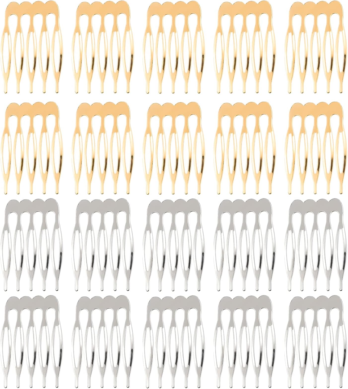 Amazon.com : Goody Side Hair Combs for All Hair Types, 2-Pack - Mock ...