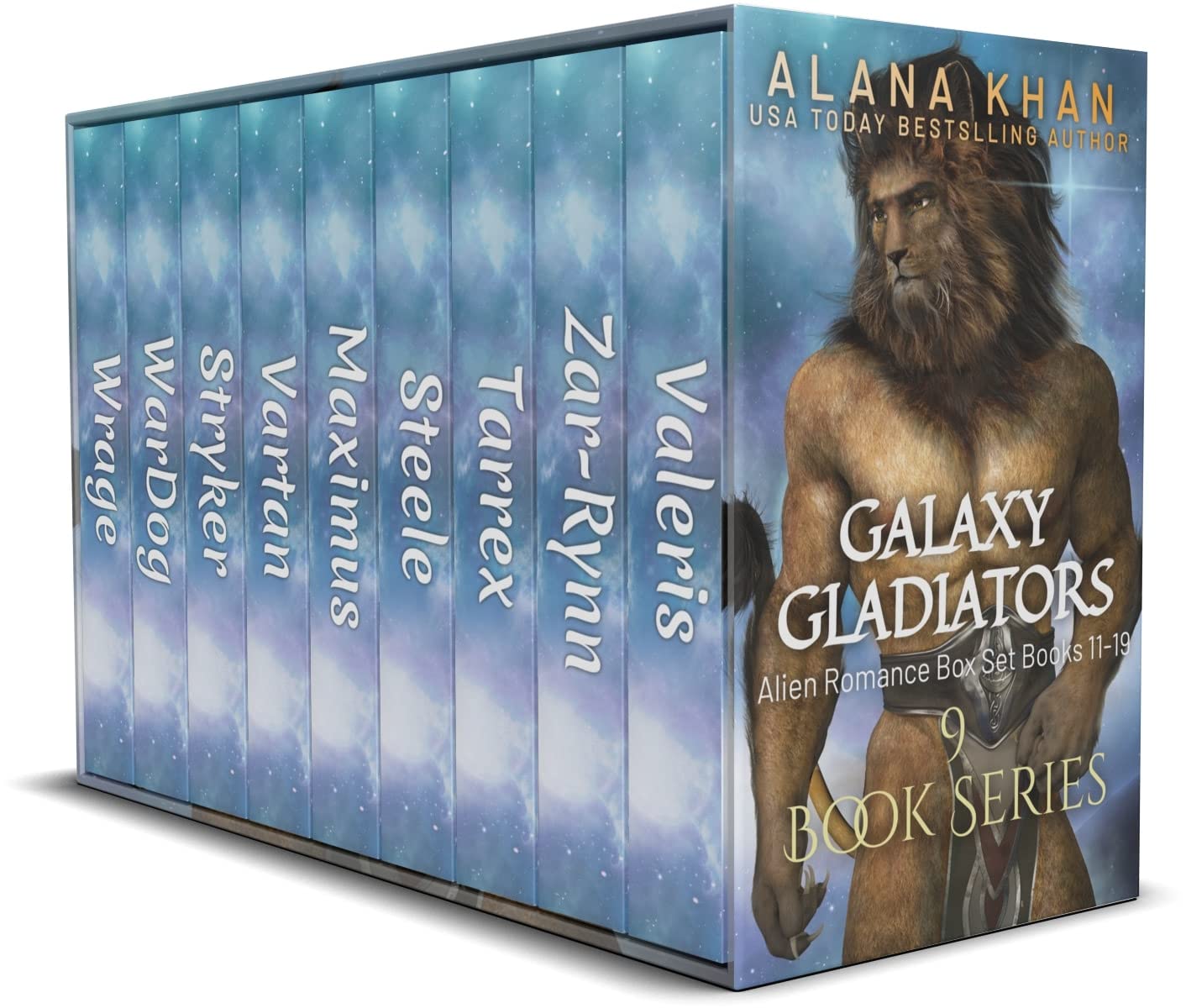 Galaxy Gladiators Alien Romance Box Set Books 11-19: A 9 Book Sci-Fi ...