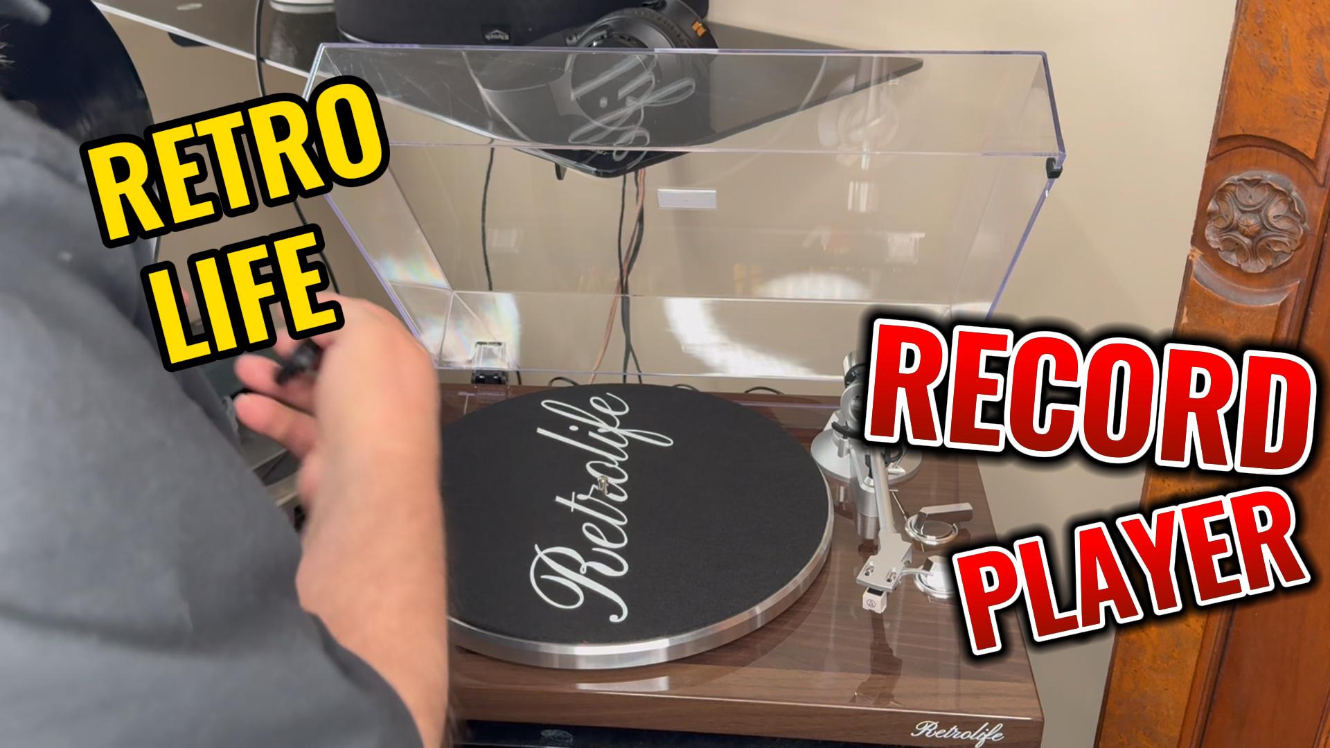 Watch Honest Review Retrolife Turntable Player Bluetooth Stereo on ...