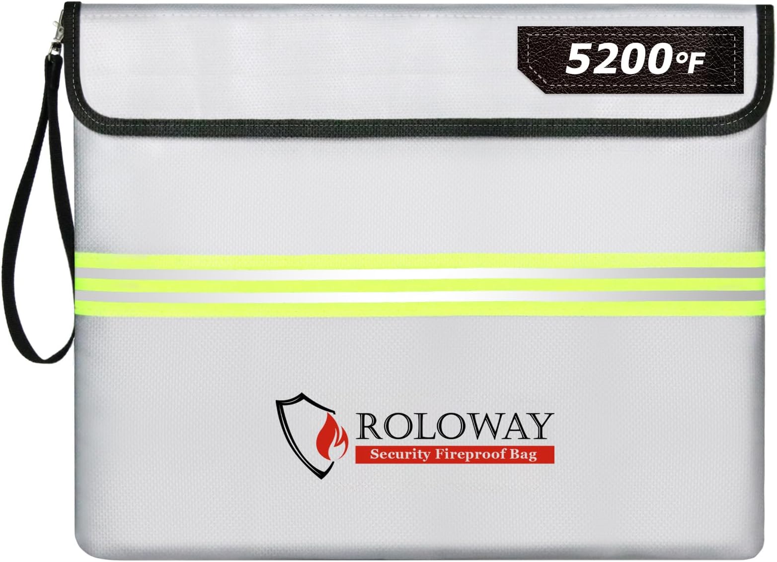 Amazon.com: ROLOWAY Fireproof Document Bag (14 x 11 inch) with 5200 ...