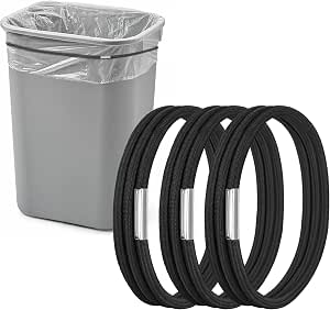 Amazon.com: Garbage Can Bands Fits 13 to 30 Gallon Trash Cans, 3 Pack ...