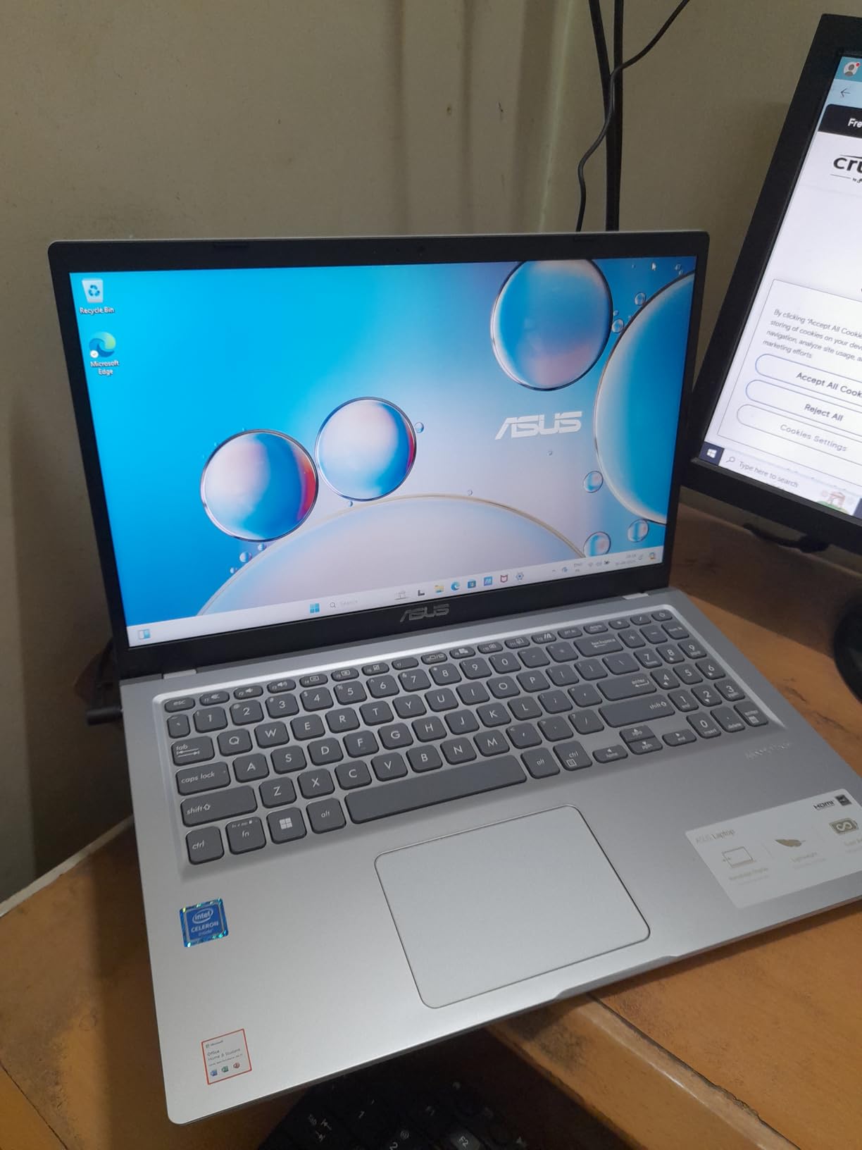 ASUS Vivobook 15, Celeron N4020, 15.6" (39.62 Cms) Hd, 60Hz, Thin and ...