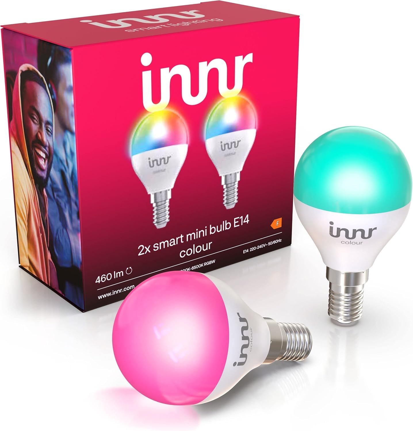 Innr Zigbee E14 Smart Bulb, LED Light Bulbs White & Colour, Works with ...