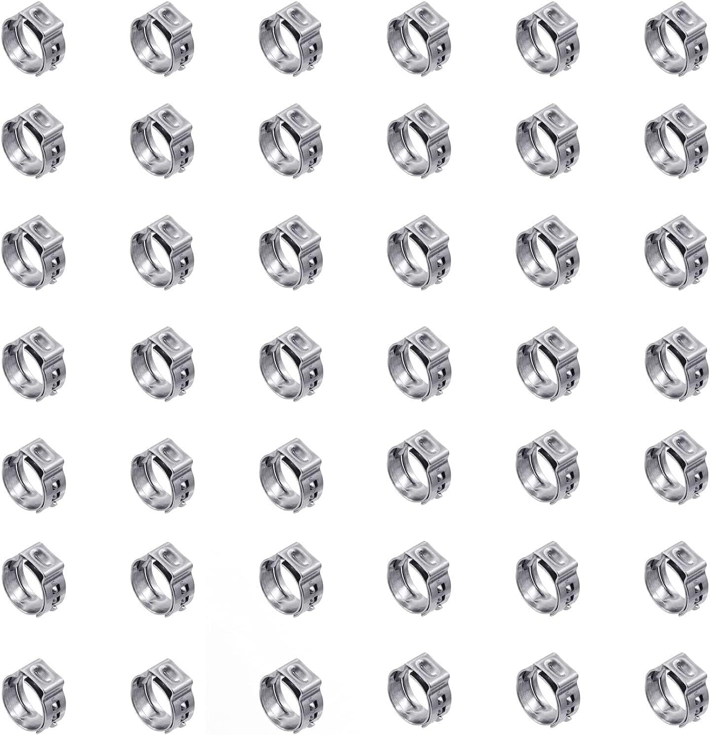 Amazon.com: 40 Pack 10.3mm-12.8mm Single Ear Hose Clamps PEX Cinch ...