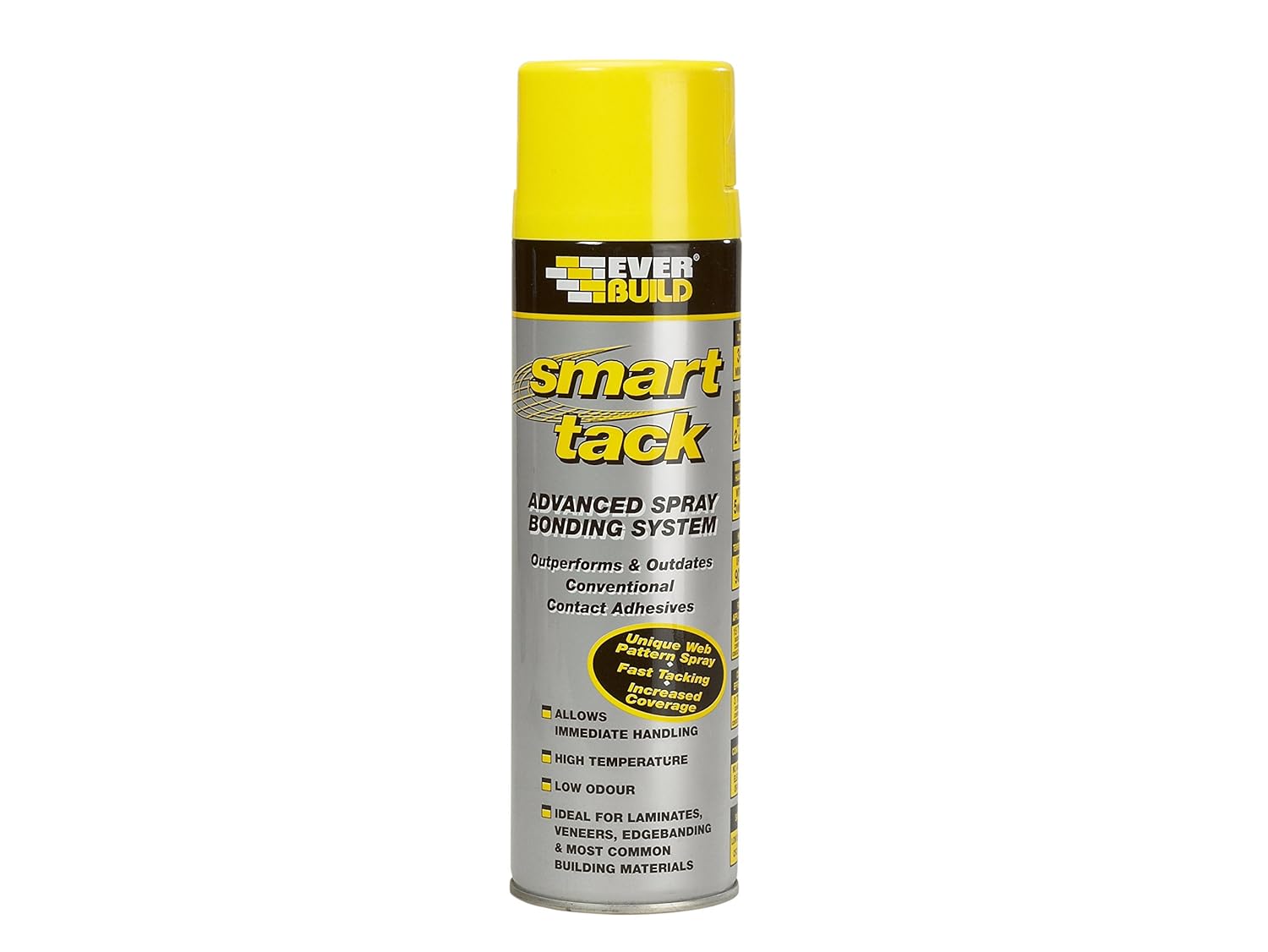 Everbuild Smart Tack Adhesive Spray 500 millilitres : Amazon.co.uk: DIY ...