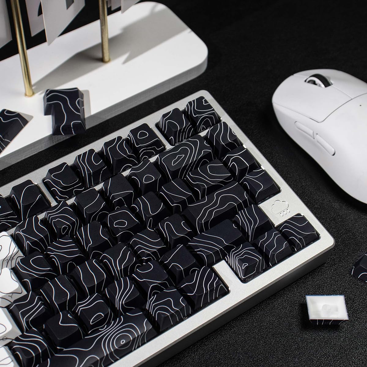 Double Shot Happy Balls PBT Keycaps Side Print Keycap Set OEM Profile ...