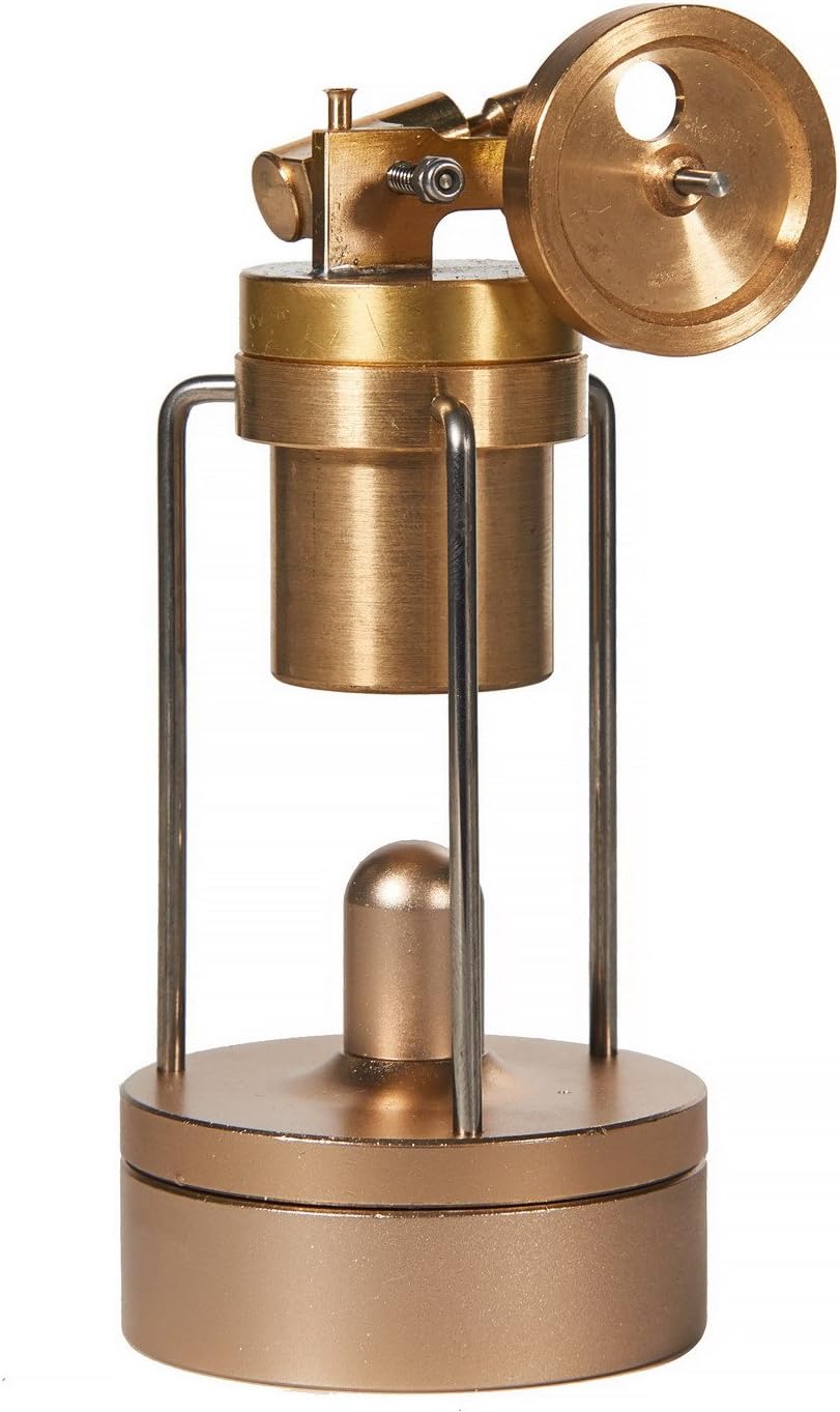 Amazon.com: LOCHE Steam Engine Model, Mini Pure Copper Verticle Type ...
