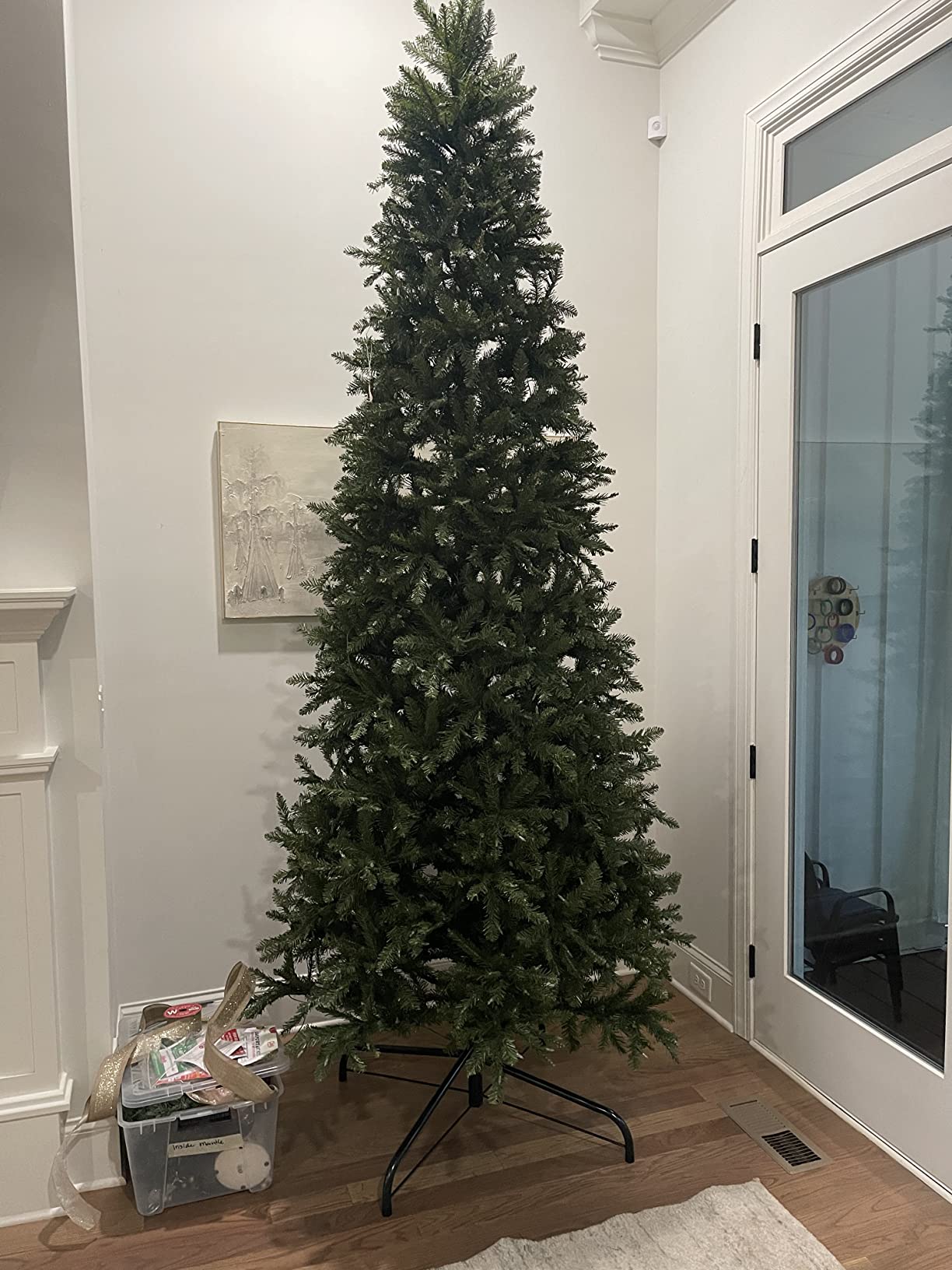 $27/mo - Finance Puleo International 7.5 Foot Pre-Lit Slim Fraser Fir ...