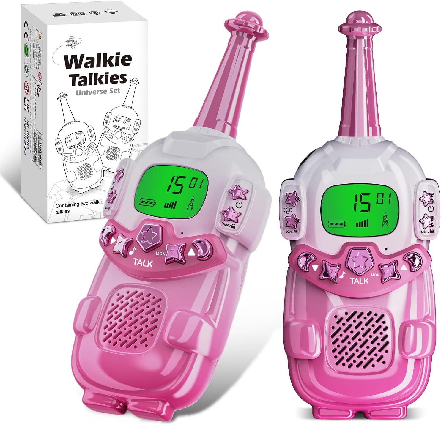Amazon.com: Benuefe Kids Robot Walkie Talkies Toys for 3-12 Year Old ...