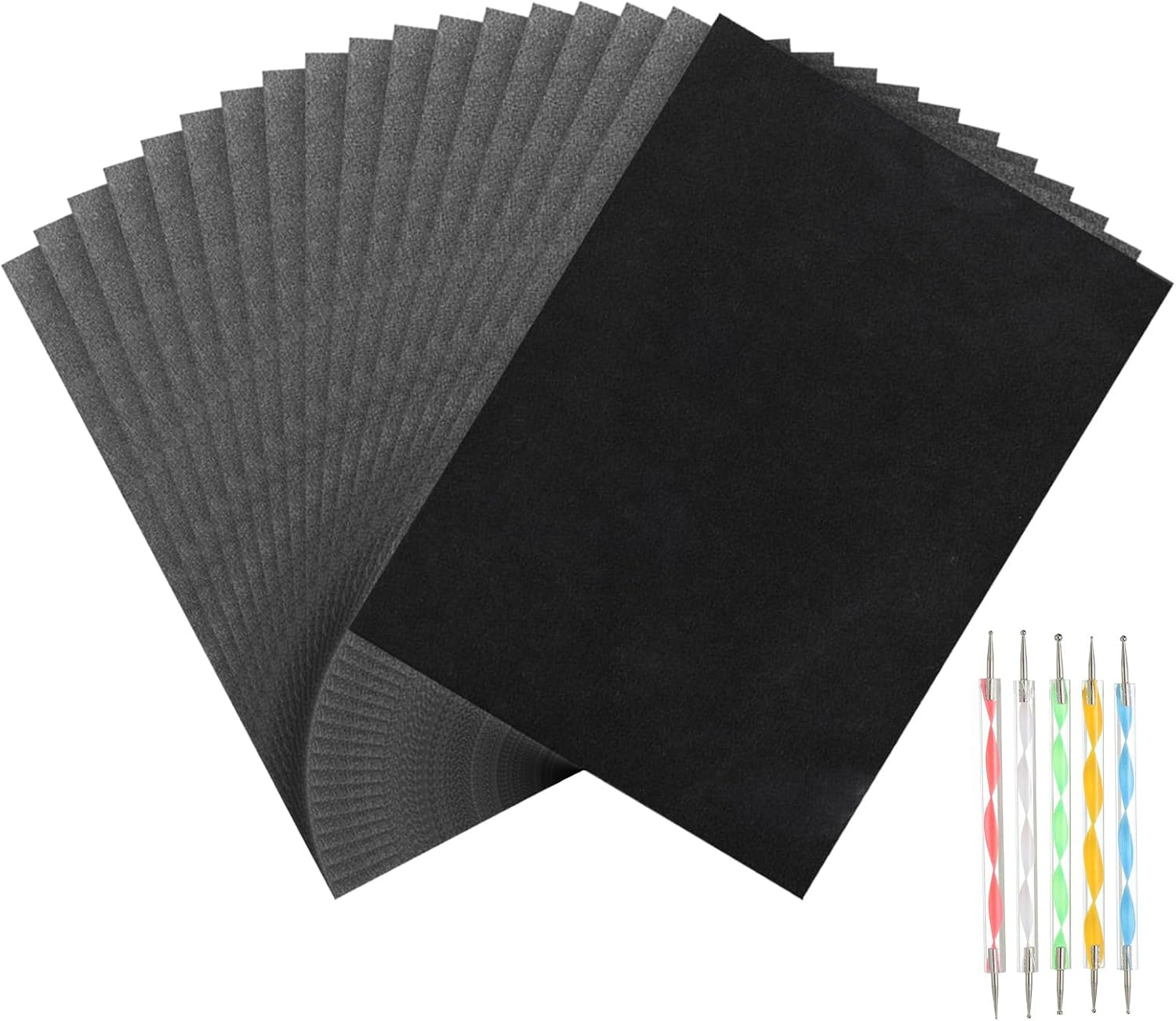 Amazon.com: PATIKIL Carbon Paper Set, 100 Sheet A4 Graphite Transfer ...