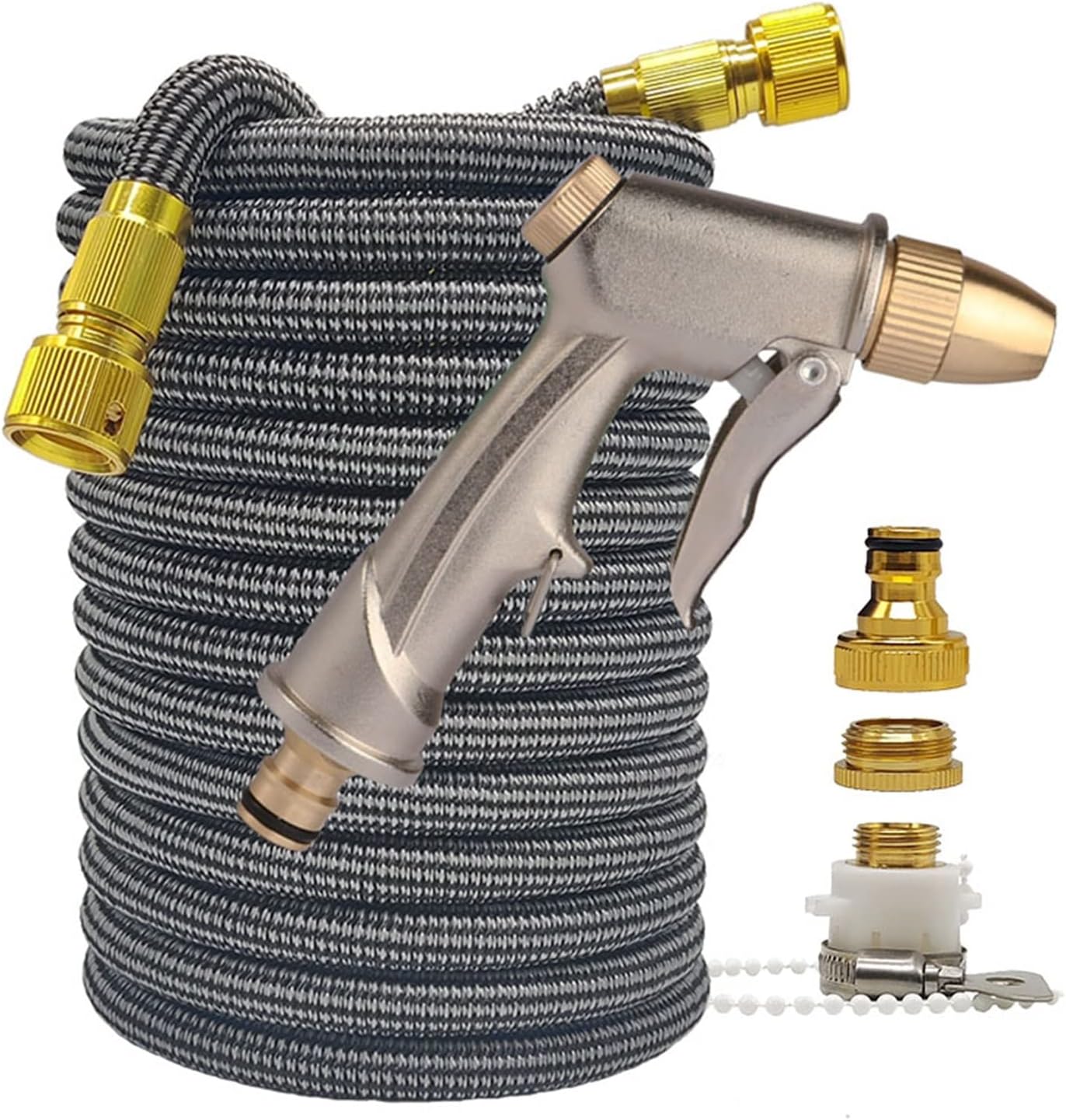 Amazon.com: Garden Hose Pipe Expandable Flexible Stripes Pipe High ...