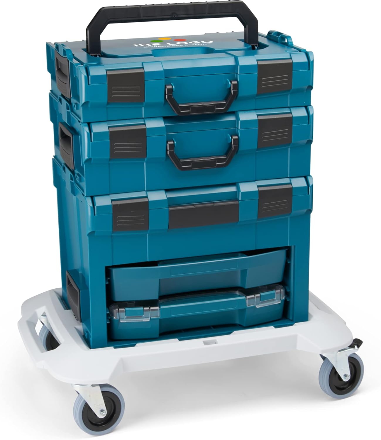 Bosch Sortimo L-Boxx Systemkoffer Set Grün individuell anpassbar mit ...